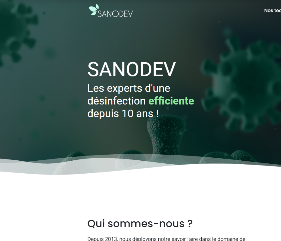 Accueil - Sanodev